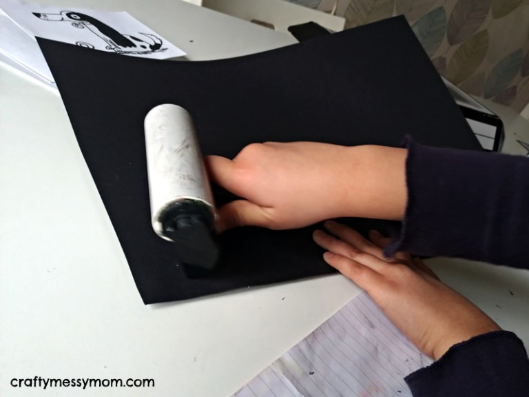The basics of lino printing technique – Crafty Messy Mom
